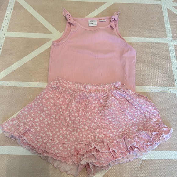 Zara | Matching Sets | Zara Girls Outfit Set Pink Tank And Skort Size ...